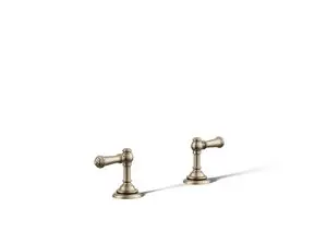 KOHLER Artifacts Deck-mount Bath Faucet Handle Trim With Lever Design - Vibrant Brushed Bronze