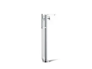 KOHLER Composed Floor-mount Bath Filler Trim With Handshower Polished Chrome