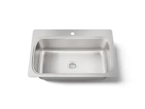 KOHLER Verse 33" Top-mount Single-bowl Kitchen Sink - One-color