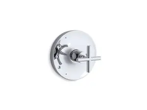 KOHLER Purist Rite-Temp Valve Trim With Cross Handle Polished Chrome