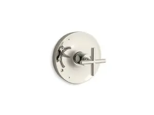 KOHLER Purist Rite-Temp Valve Trim With Cross Handle Vibrant Polished Nickel