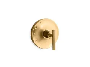 KOHLER Purist Rite-temp Valve Trim With Lever Handle - Vibrant Brushed Moderne Brass