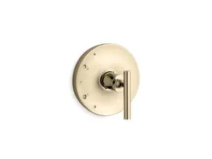 KOHLER Purist Rite-temp Valve Trim With Lever Handle - Vibrant French Gold
