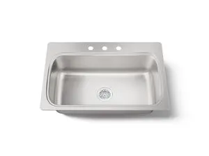 KOHLER Verse 33" Top-mount Single-bowl Kitchen Sink - One-color
