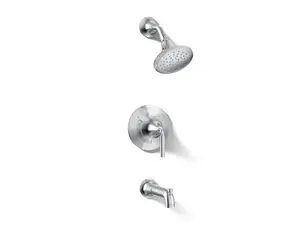 KOHLER Tone Rite-temp Bath And Shower Trim Kit, 2.5 Gpm - Polished Chrome