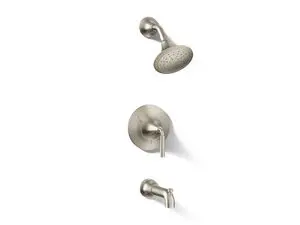 KOHLER Tone Rite-temp Bath And Shower Trim Kit, 1.75 Gpm - Vibrant Brushed Nickel