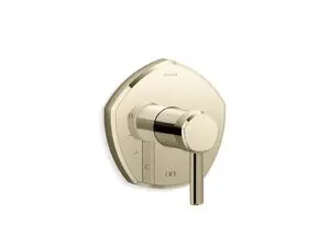 KOHLER Occasion Rite-temp Valve Trim With Lever Handle - Vibrant French Gold