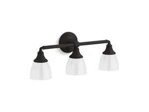 KOHLER Devonshire Three-light Sconce Matte Black
