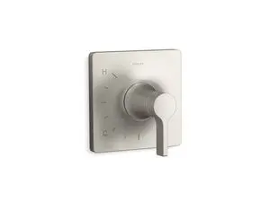 KOHLER Venza Rite-temp Valve Trim - Vibrant Brushed Nickel