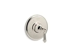 KOHLER Artifacts Rite-temp Valve Trim With Lever Handle - Vibrant Polished Nickel
