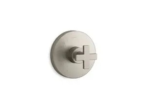 KOHLER Composed Rite-Temp Valve Trim With Cross Handle Vibrant Brushed Nickel