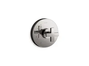KOHLER Composed Rite-temp Valve Trim With Cross Handle - Vibrant Titanium