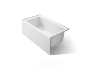 KOHLER Underscore 60" X 32" Alcove Bath, Right Drain - One-color