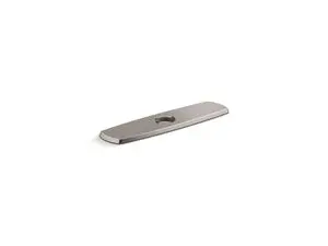 KOHLER Graze Three-hole Kitchen Faucet Escutcheon - Vibrant Stainless