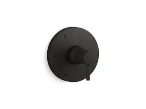 KOHLER Toobi Rite-Temp Valve Trim Matte Black