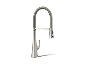 KOHLER Graze Semi-professional Kitchen Sink Faucet With Three-function Sprayhead - One-color