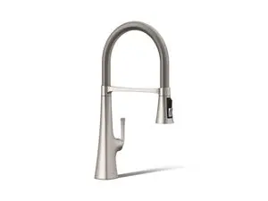 KOHLER Graze Semi-professional Kitchen Sink Faucet With Three-function Sprayhead - One-color