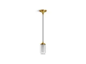 KOHLER Artifacts 4" Pendant - Brushed Moderne Brass