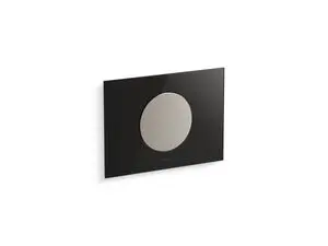 KOHLER Skim Flush Actuator Plate Black Black
