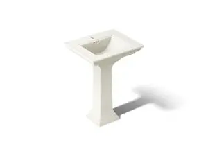 KOHLER Memoirs Stately 25" Rectangular Pedestal Bathroom Sink - One-color