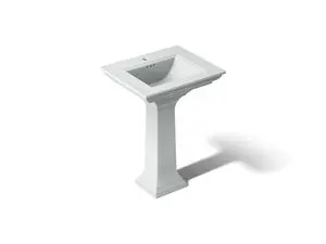 KOHLER Memoirs Stately 25" Rectangular Pedestal Bathroom Sink - One-color
