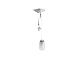 KOHLER Artifacts 4" Adjustable Pendant - Polished Chrome