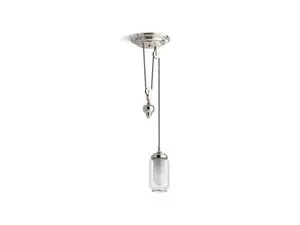 KOHLER Artifacts 4" Adjustable Pendant - Polished Nickel