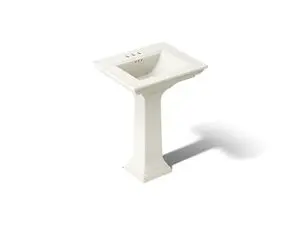 KOHLER Memoirs Stately 25" Rectangular Pedestal Bathroom Sink - One-color