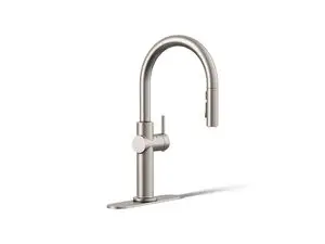 KOHLER Crue Touchless Pull-down Kitchen Sink Faucet With Three-function Sprayhead - One-color