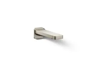 KOHLER Parallel Wall-mount Bath Spout Vibrant Brushed Nickel