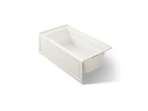 KOHLER Archer 60" X 32" Alcove Heated Bubblemassage Air Bath, Right Drain - One-color