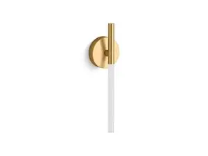KOHLER Components One-light LED Sconce Brushed Moderne Brass