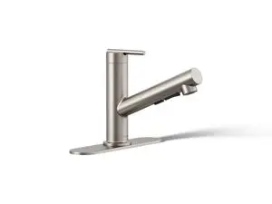 KOHLER Crue Pull-out Kitchen Sink Faucet With Three-function Sprayhead - One-color