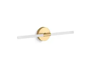 KOHLER Components Two-light Led Sconce - Brushed Moderne Brass