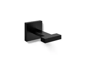 KOHLER Square Robe Hook Matte Black