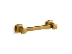 KOHLER Riff 5" Cabinet Pull - Vibrant Brushed Moderne Brass