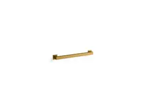 KOHLER Square 18" Grab Bar - Vibrant Brushed Moderne Brass