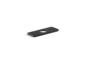 KOHLER Parallel Escutcheon Plate Matte Black