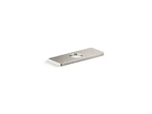 KOHLER Parallel Escutcheon Plate Vibrant Brushed Nickel