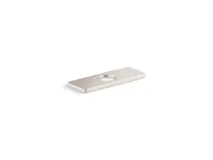 KOHLER Parallel Escutcheon Plate Vibrant Polished Nickel