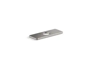KOHLER Parallel Escutcheon Plate - Vibrant Titanium