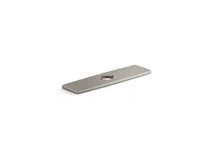 KOHLER Riff Three-hole Kitchen Faucet Escutcheon Vibrant Stainless