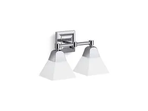 KOHLER Memoirs Two-light Sconce - Polished Chrome