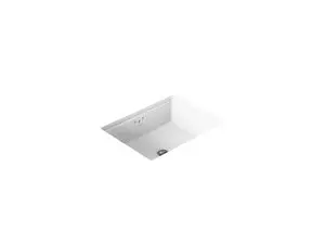 KOHLER Kathryn 19-3/4" Rectangular Undermount Bathroom Sink With Glazed Underside - One-color
