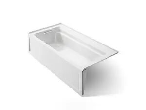 KOHLER Archer 72" X 36" Alcove Bath With Bask Heated Surface, Left Drain - One-color