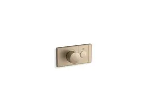 KOHLER Anthem One-outlet Recessed Mechanical Thermostatic Valve Control - Vibrant Brushed Bronze