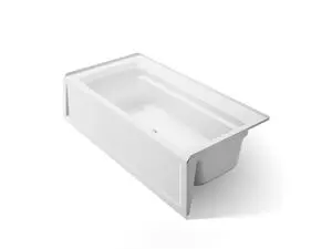 KOHLER Archer 72" X 36" Alcove Bath With Bask Heated Surface, Alcove, Right Drain - One-color