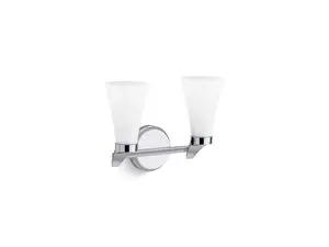 KOHLER Simplice Two-light Sconce - Polished Chrome