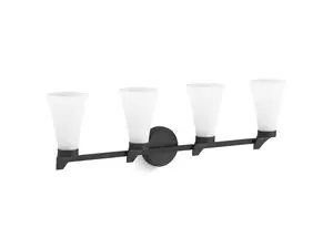 KOHLER Simplice Four-light Sconce - Matte Black