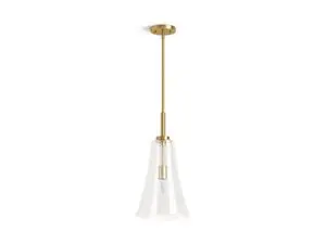 KOHLER Simplice 10" Pendant Brushed Moderne Brass